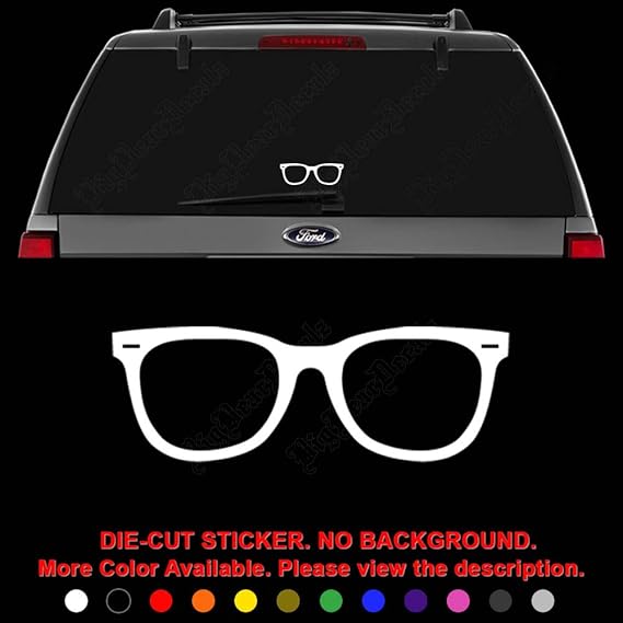 Amazon.com: Eyeglasses Optometry Optometrist Die Cut Vinyl Decal ...