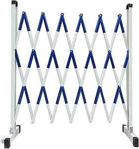 SdaryWare Metal Stanchions Blue White, Temporary Crowd Control ...