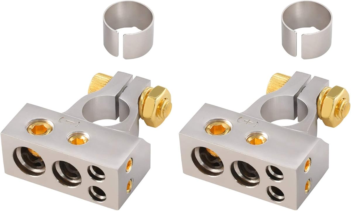 2 4 8 Or 10 Gauge Battery Terminals W Shims | Desertcart UNITED STATES