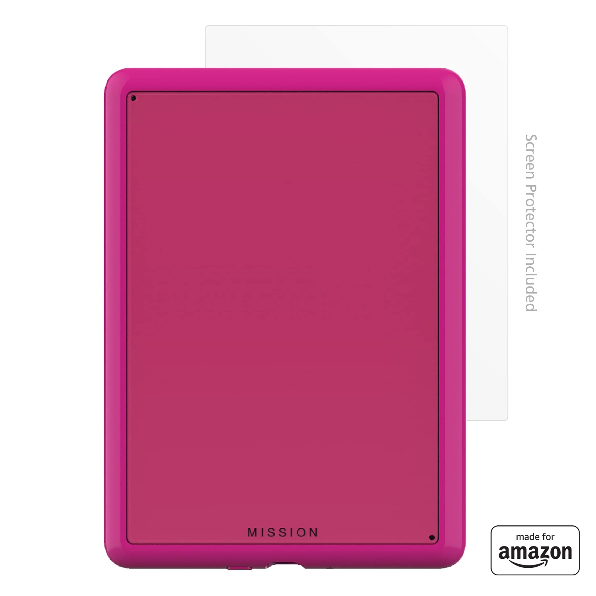 Amazon.com: Made for Amazon, Clear Case in Raspberry with Screen ...