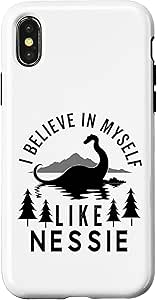 Amazon.com: iPhone X/XS Loch Ness Monster Cryptid Cryptozoology Men Women Nessie Case : Cell ...