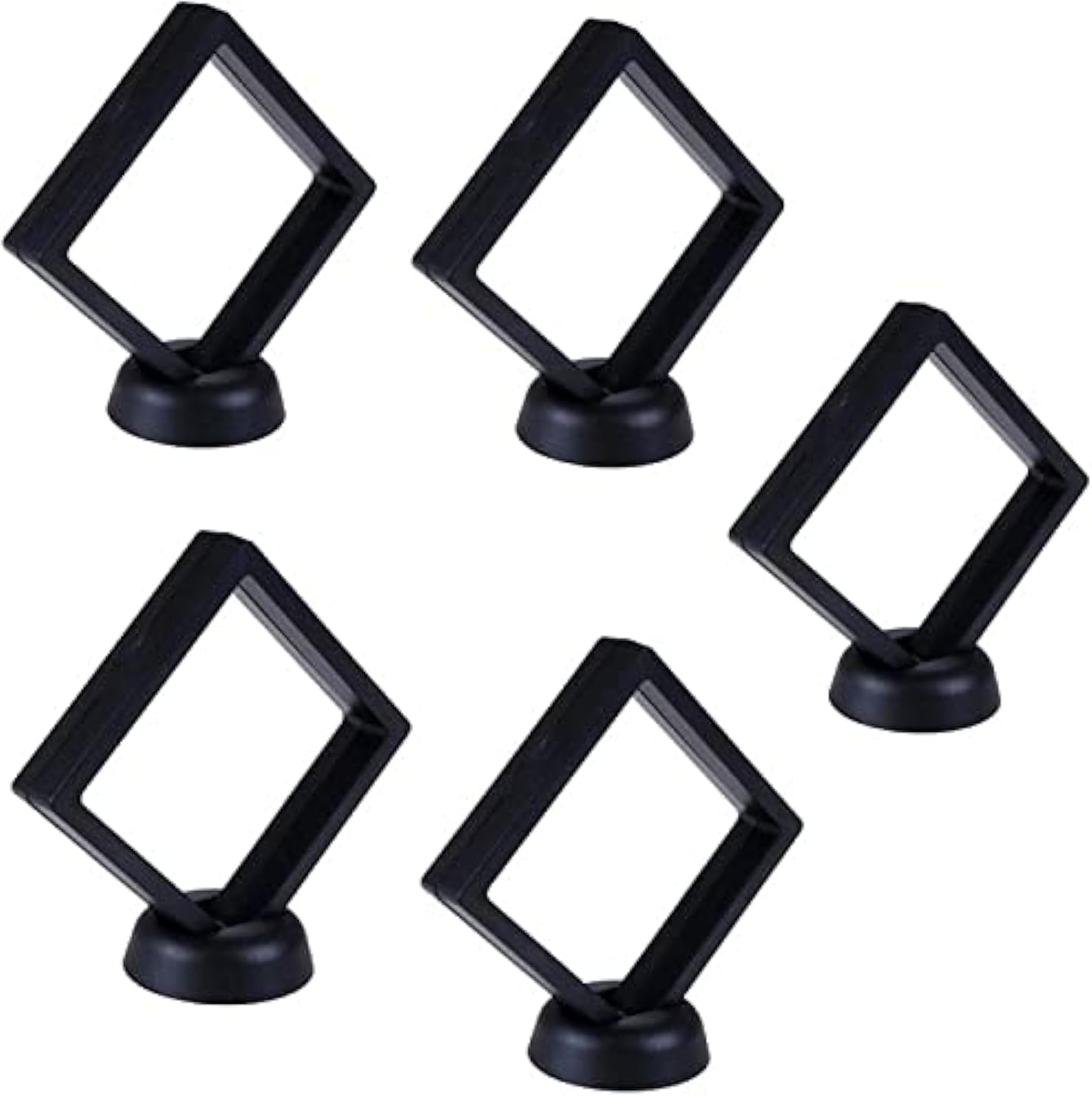 Amazon.com: 5 Pcs 3D Floating Frame Display Holder with Stands, Thin ...