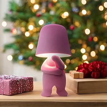 Modern Creative Design Table Lamp for Youth: Rechargeable Cute Light ...