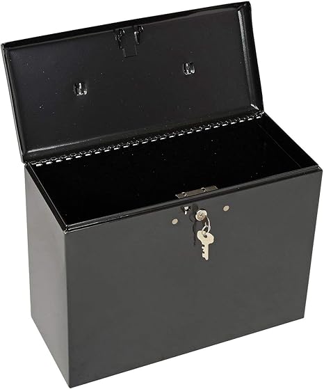 Master Lock File Box with Lock, Large Locking for Documents, Steel Keys ...