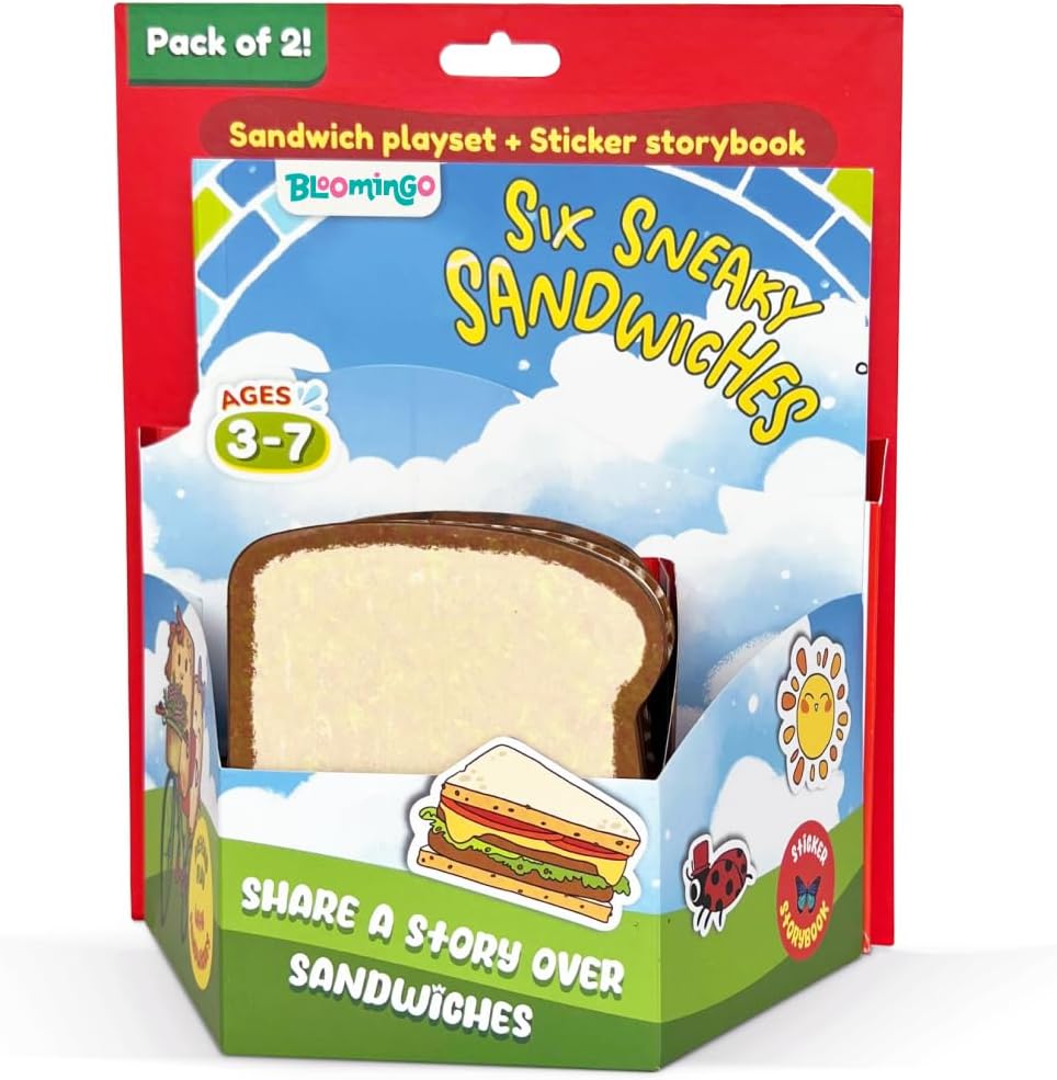 Buy Bloomingo Pretend Play KitSix Sneaky Sandwiches: Fun Sandwich ...