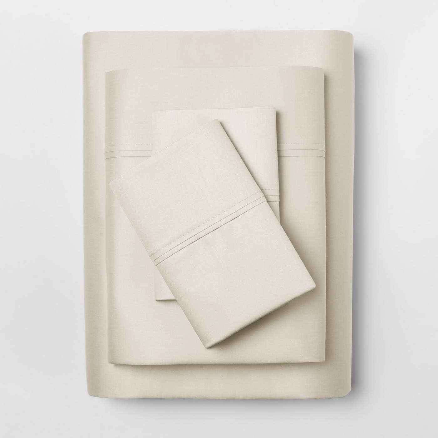 Amazon.com: threshold Performance Sheet Set Solids 400 Thread Count ...
