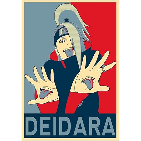 Amazon.de: Poster Naruto"Propaganda" Akatsuki Hidan - Formato A3 (42x30 cm)
