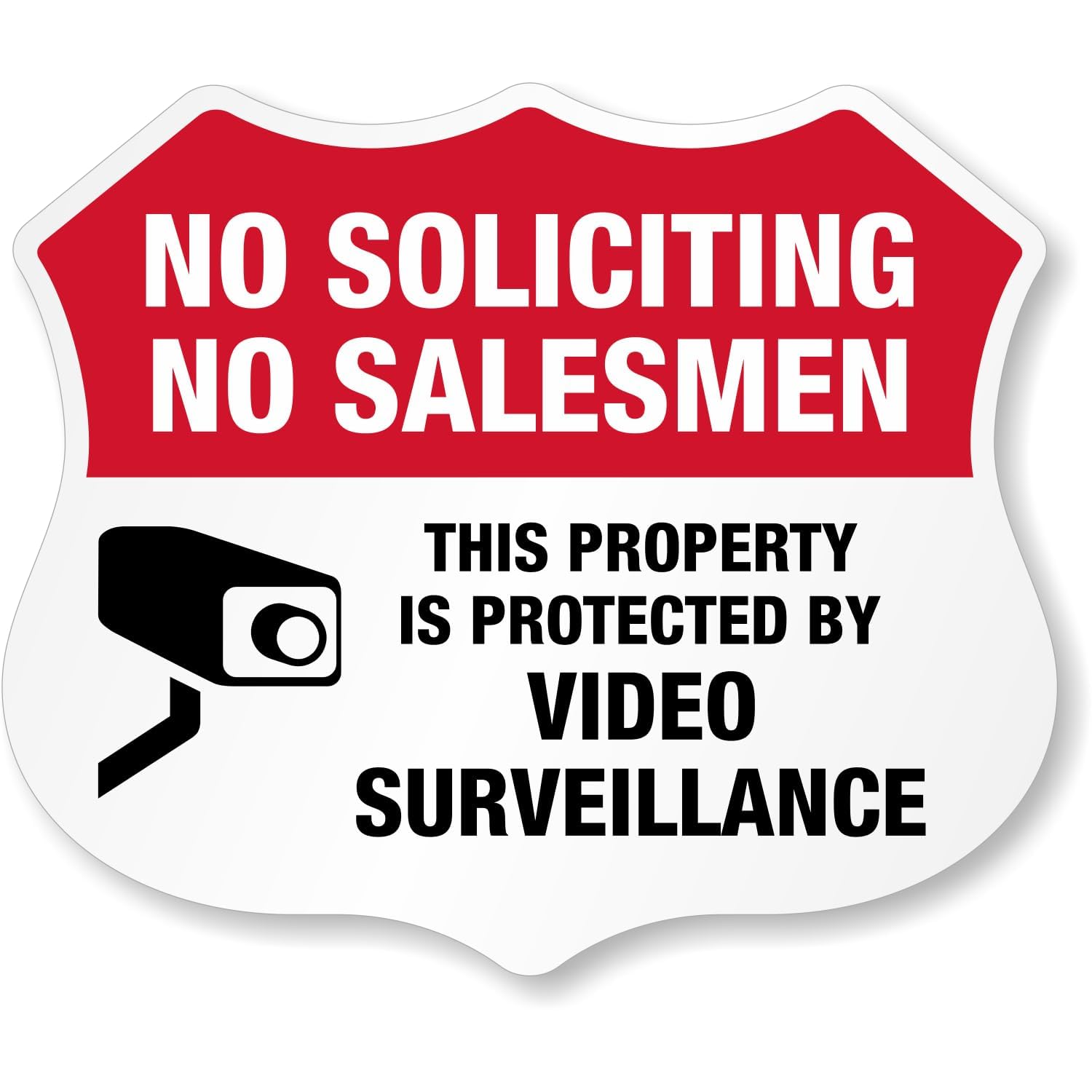 Amazon.com: SmartSign No Soliciting Sticker for Door/Windows, Pack of 5 ...