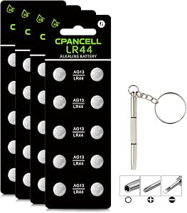 Amazon.com: L1154f Battery LR44 AG13 L1154 a76 357 303 sr44 Batteries 1 ...