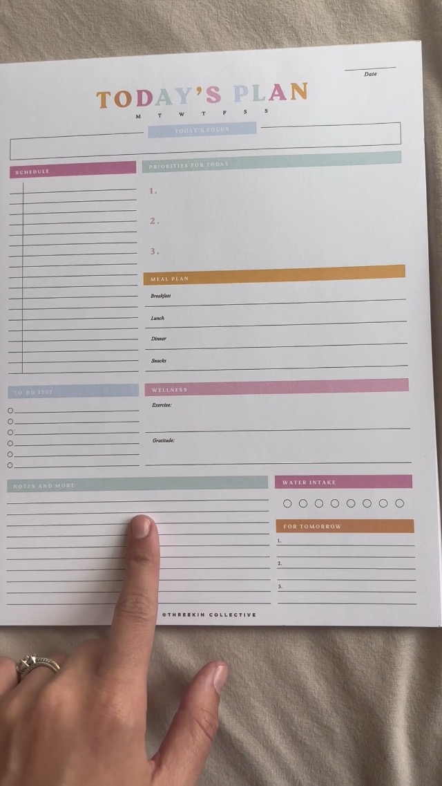 Watch Stay organized with this cute daily planner! #add #gifted on ...