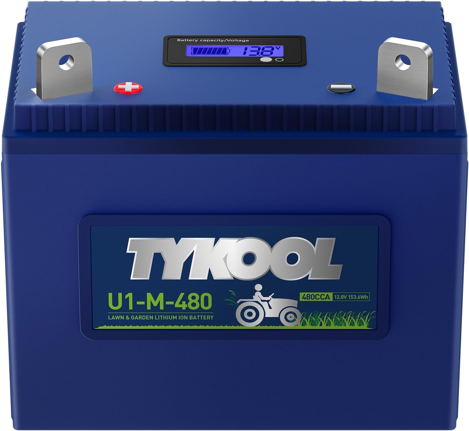 Amazon.com: TYKOOL 480CCA, Group U1 Lithium LiFePO4 Lawn Mower Battery ...
