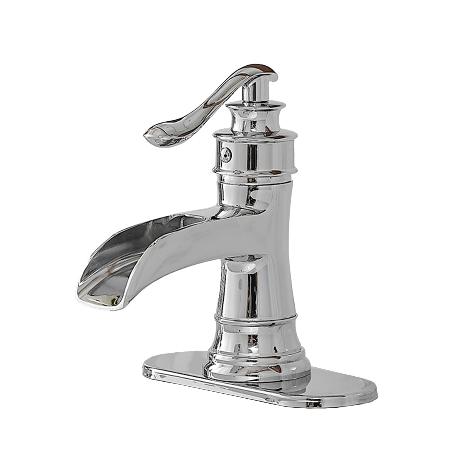 Snapklik.com : Bathroom Faucet Chrome Waterfall Sink Bath Faucets ...