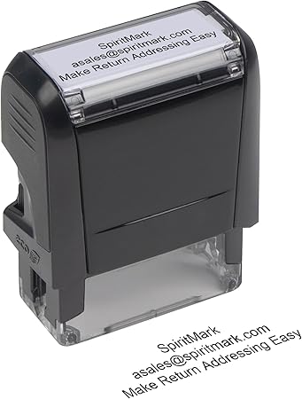 Amazon.com: Custom Self-Inking Stamp – Personalized Rubber Stamp for ...