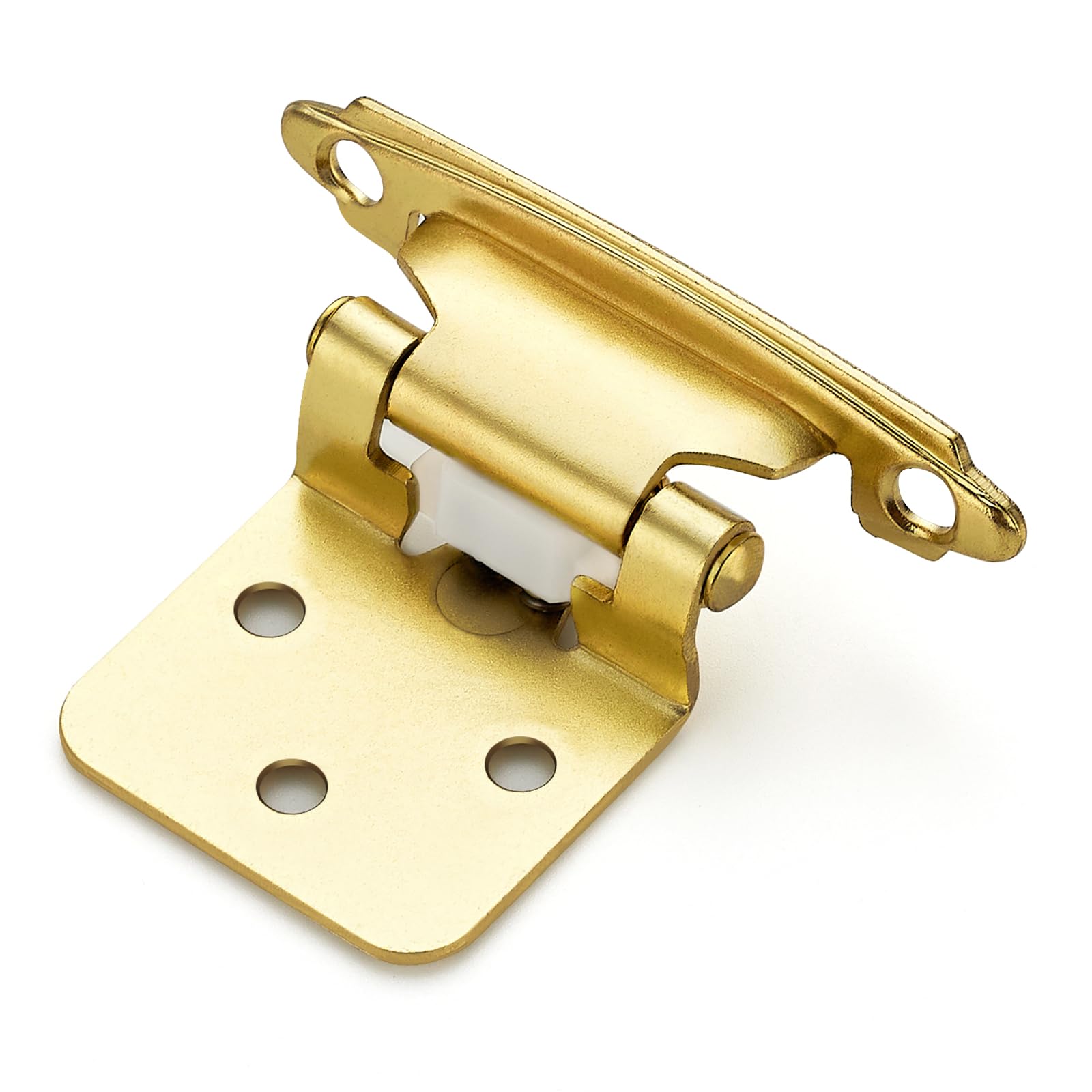 Snapklik.com : 30 Pack 15 Pairs 1/2 Inch Overlay Cabinet Hinges Gold ...
