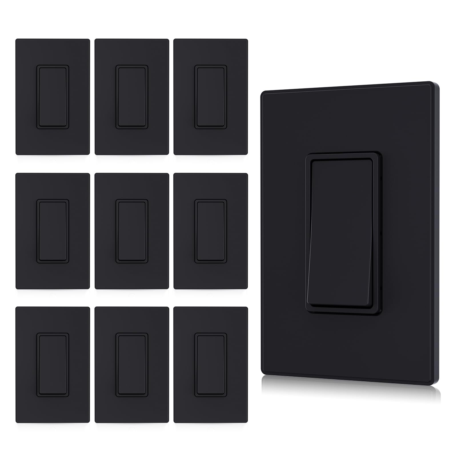 Snapklik.com : AIDA Single Pole Rocker Decorator Light Switch, 15 Amp ...