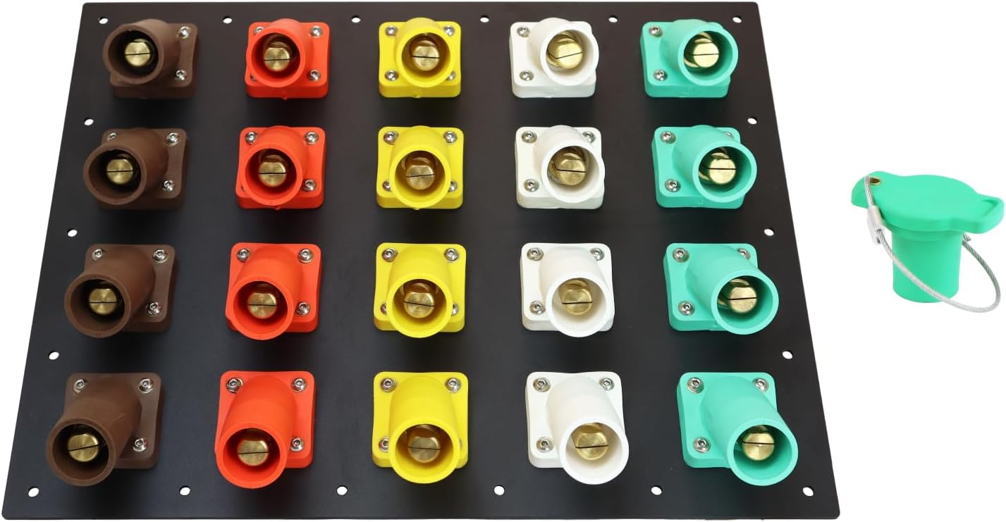 Amazon.com: Power Assemblies 20 Position CAM Lock Panel, 1600 Amp, 3 ...