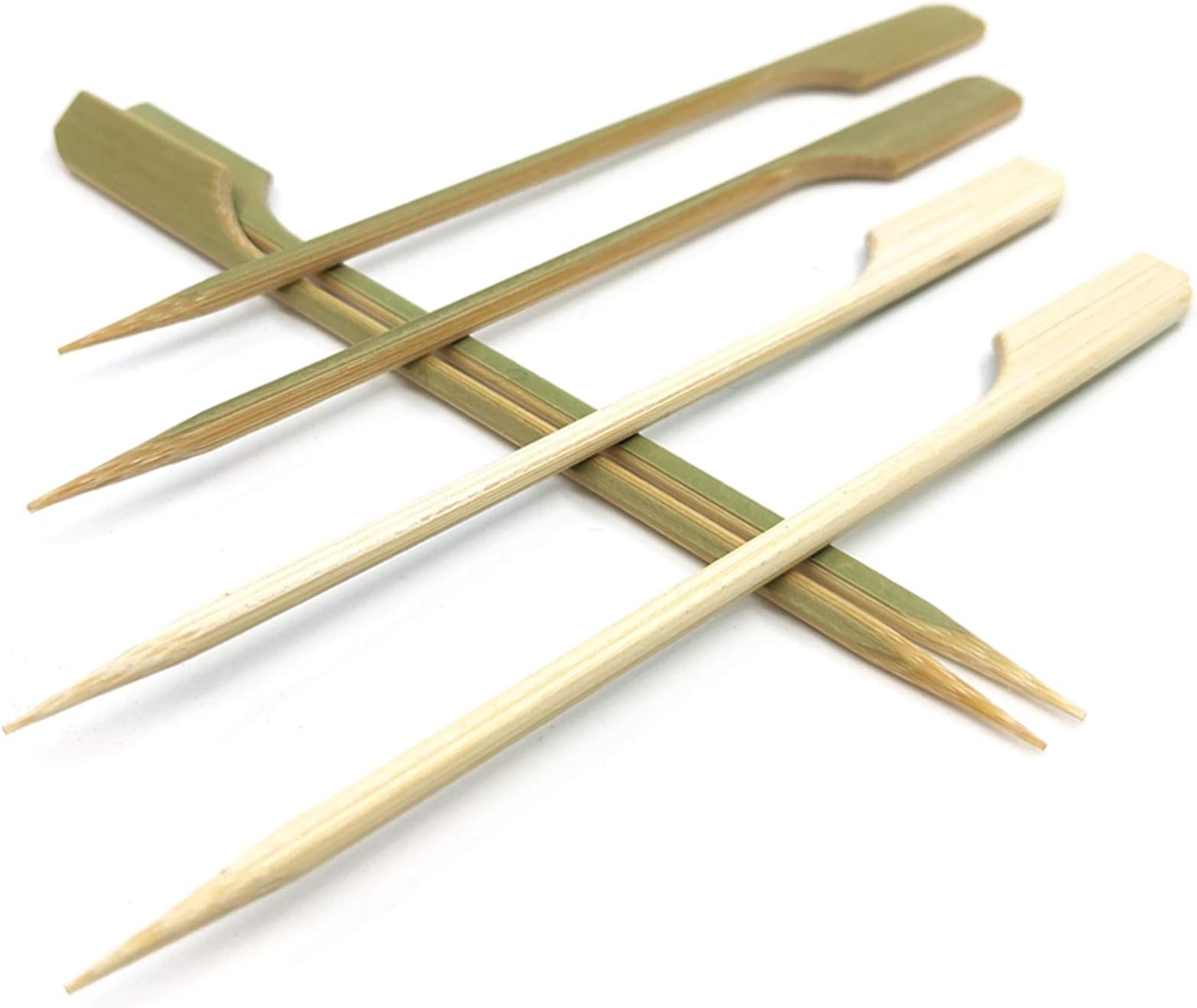 Amazon.com : PREXWARE 7 Inch Bamboo Picks Paddle Skewers BBQ Picks 100 ...
