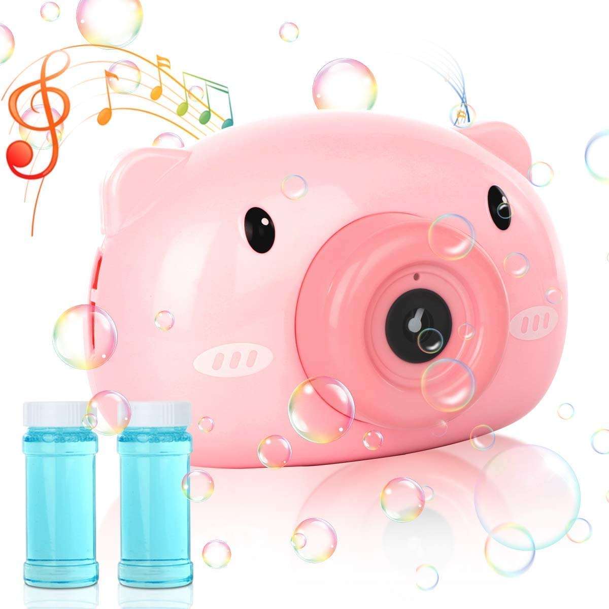 Buy VELFIT Cute Camera Shape Battery Operated Bubble Machine with 2 ...