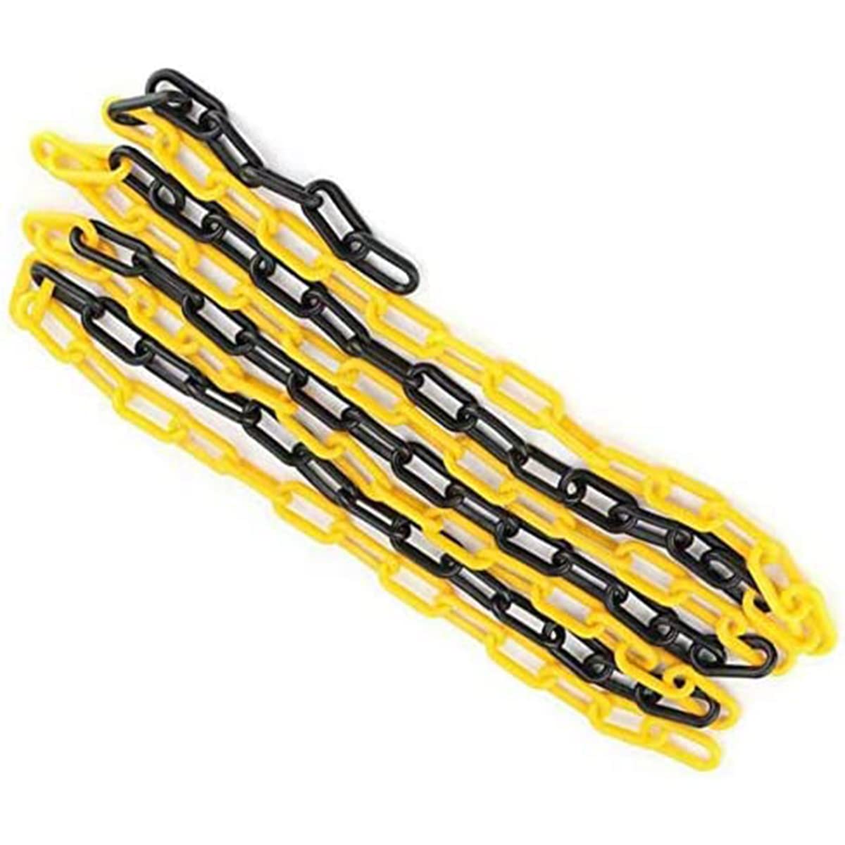 Snapklik.com : Plastic Chain Barriers Link Warning Safety Barrier ...