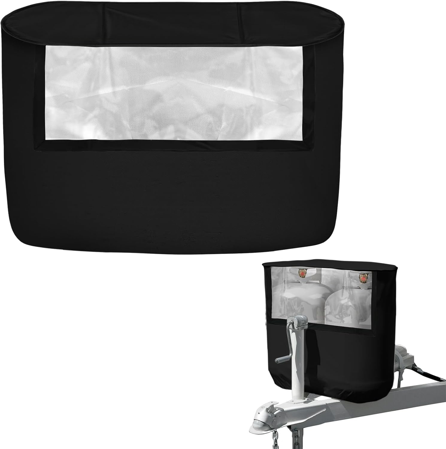 Amazon.com: RV Trailer Propane Tank Cover, Visible for Valve, Fit for ...