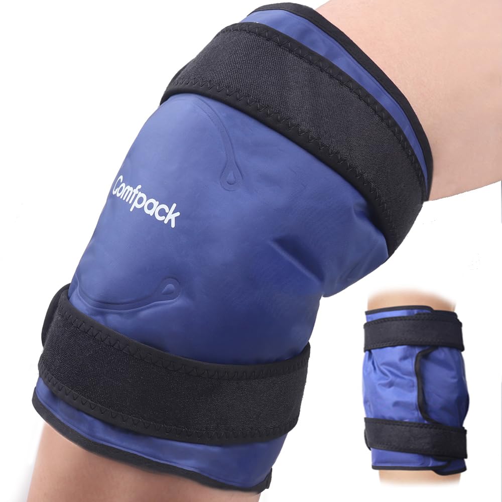 Comfpack Large Knee Ice Pack Wrap Around Entire Knee After Surgery ...