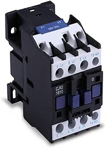 Amazon.com: HEXEH contactor LC1D AC Contactor CJX2-1810 18A NO 3-Phase DIN Rail Mount Electric ...