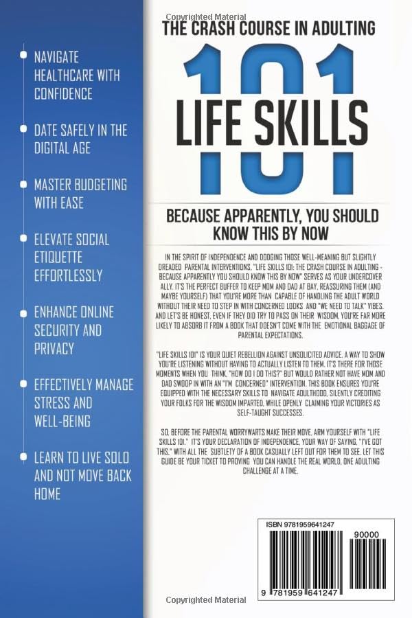 Snapklik.com : Life Skills 101: The Crash Course In Adulting - Because Apparently You Should ...