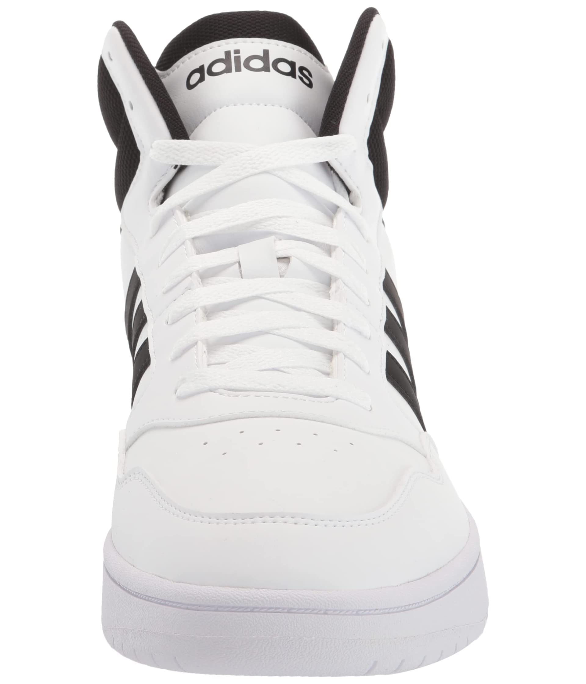 Snapklik.com : Adidas Adult Hoops 3.0 Mid Core Black/Core Black/White 8.5