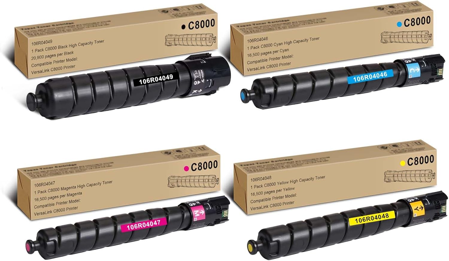 Amazon.com: VersaLink C8000 Toner Cartridge Replacement for Xerox ...