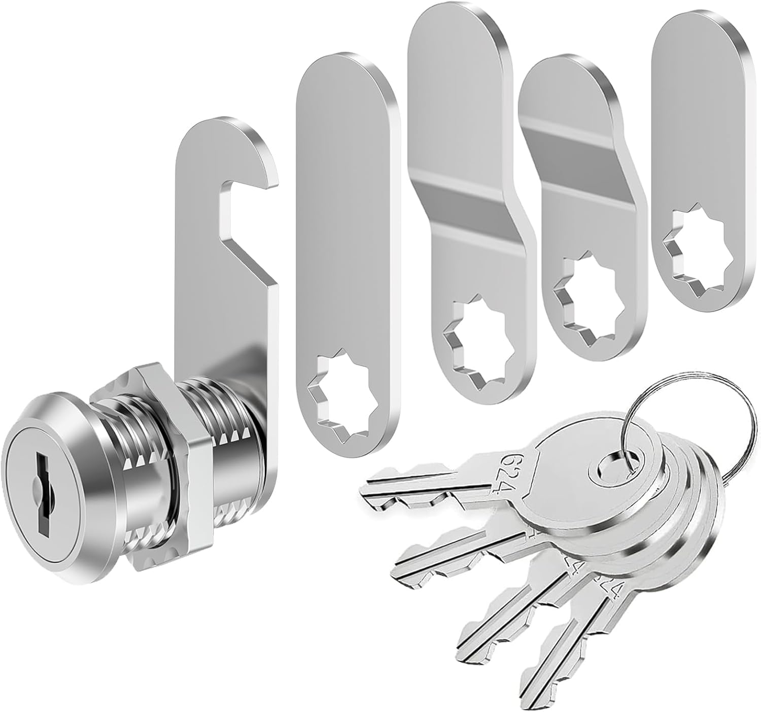 VOCIBO® Letterbox Lock, 4 Keys, Comes with 5 Different Lock Plates ...