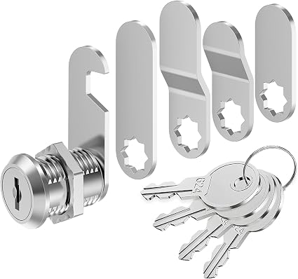 VOCIBO Letterbox Lock, 4 Keys, Comes with 5 Different Lock Plates ...
