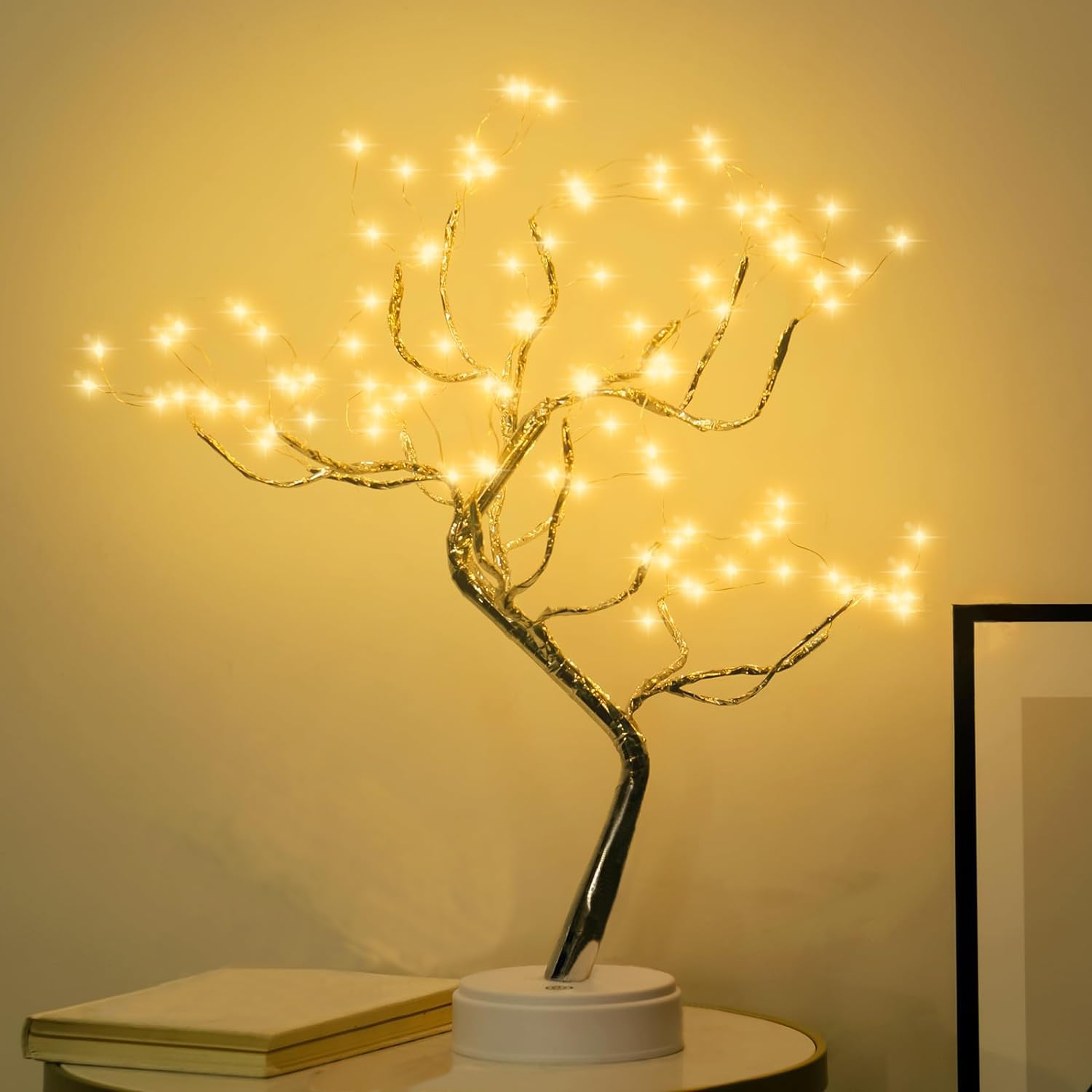 Amazon.com: 20" 108 LED Bonsai Tree Light Tree Lamp for Bedroom : Home ...