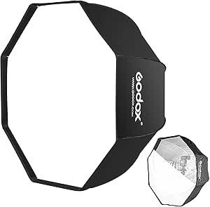 Amazon.com : Godox SB-UBW 47" 120cm Umbrella Octagon Softbox Reflector ...