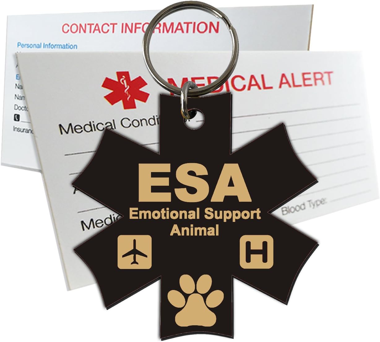 Amazon.com : ESA Emotional Support Animal Identification Tag Pre ...