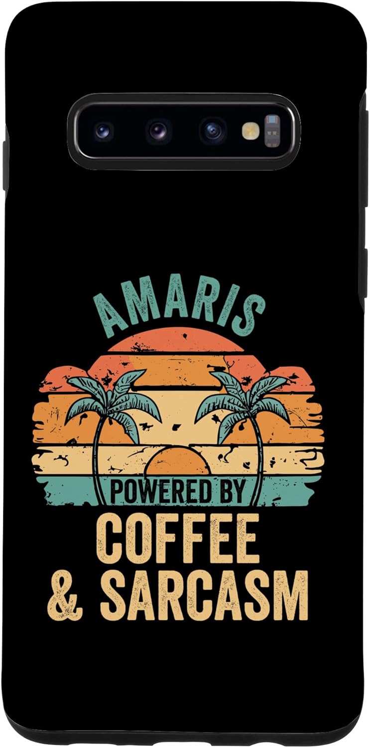 Galaxy S10 AMARIS Vibes Only Cute Retro Girls AMARIS Name Case – Yaxa ...