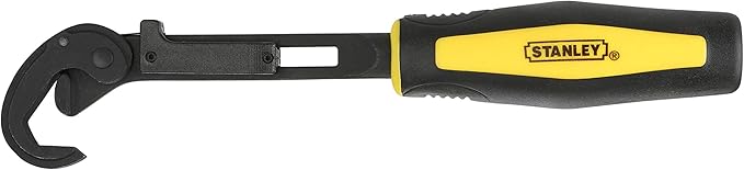 Stanley 4-87-989 Ratcheting Wrench, Black/Yellow, 229 mm : Amazon.co.uk ...