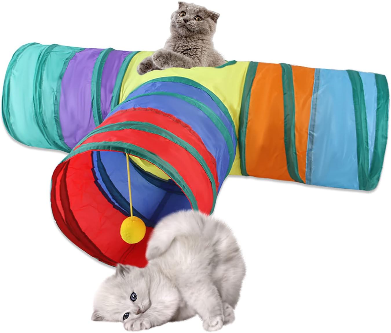 AOKUY Katzentunnel Katze Spielzeugund Katze Würfel Pop Up ...