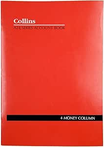 Collins A24 Series 4 Money Column Account Book : Amazon.com.au ...