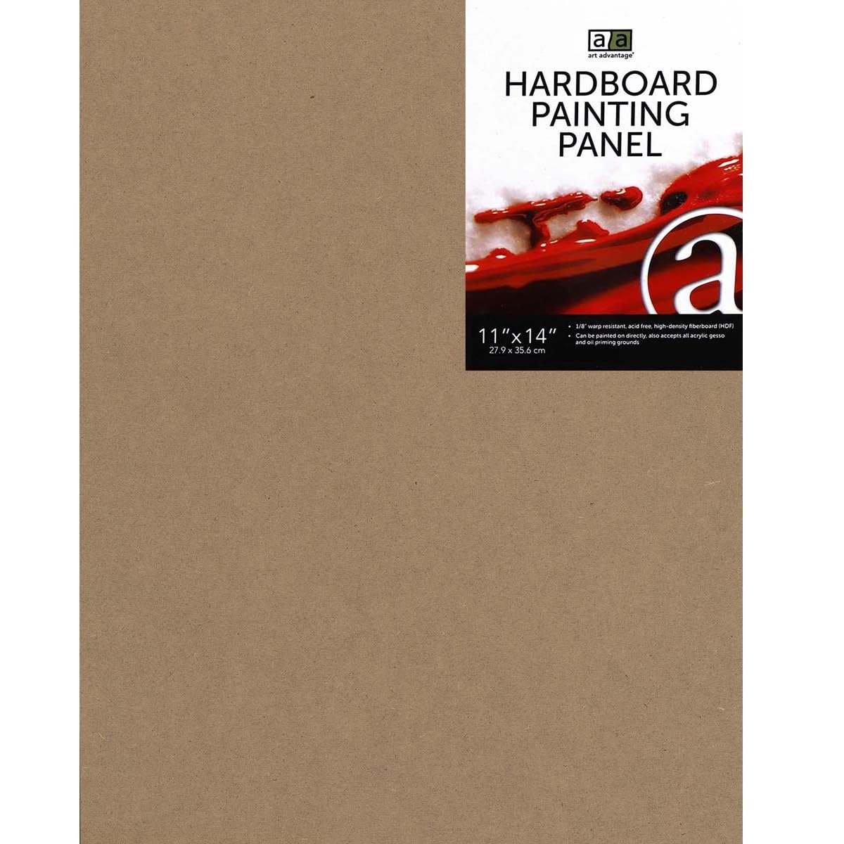 Amazon.com: Art Advantage, 11-inch x 14-inch Hardboard Panel, Natural