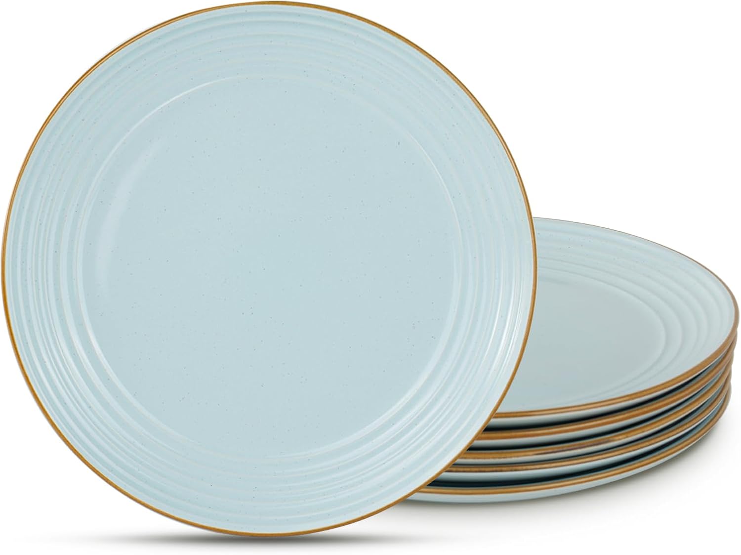 Amazon.com | famiware Jupiter Dinner Plates Set of 6, 10.5 Inch Plate ...