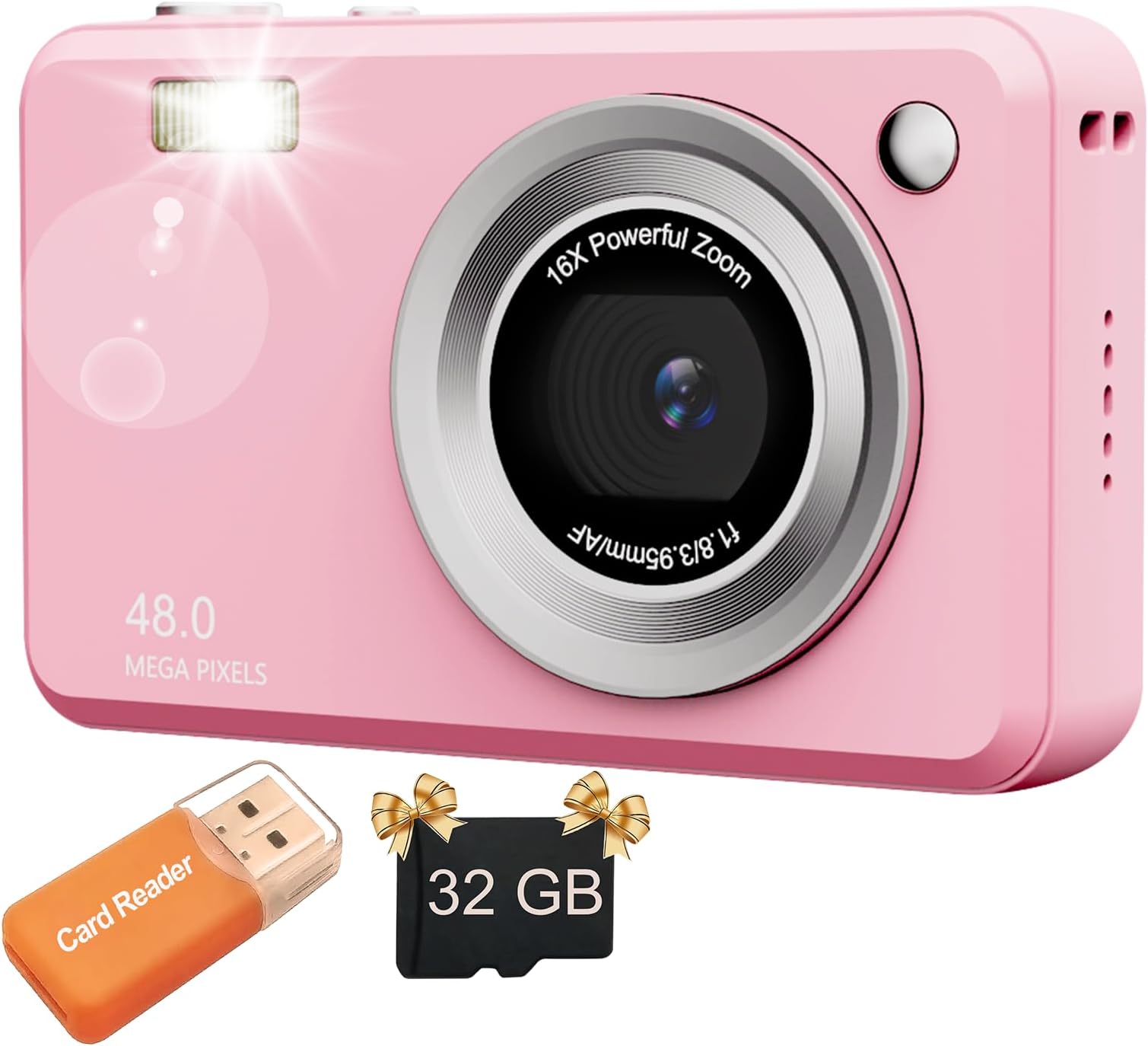 Amazon.com : Digital Camera with 32GB Card, Lanyard, 16X Zoom Anti ...