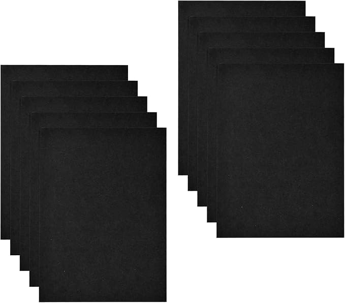 10Pcs A4 Kraft Paper File Folder, Presentation Document Folder, Square ...