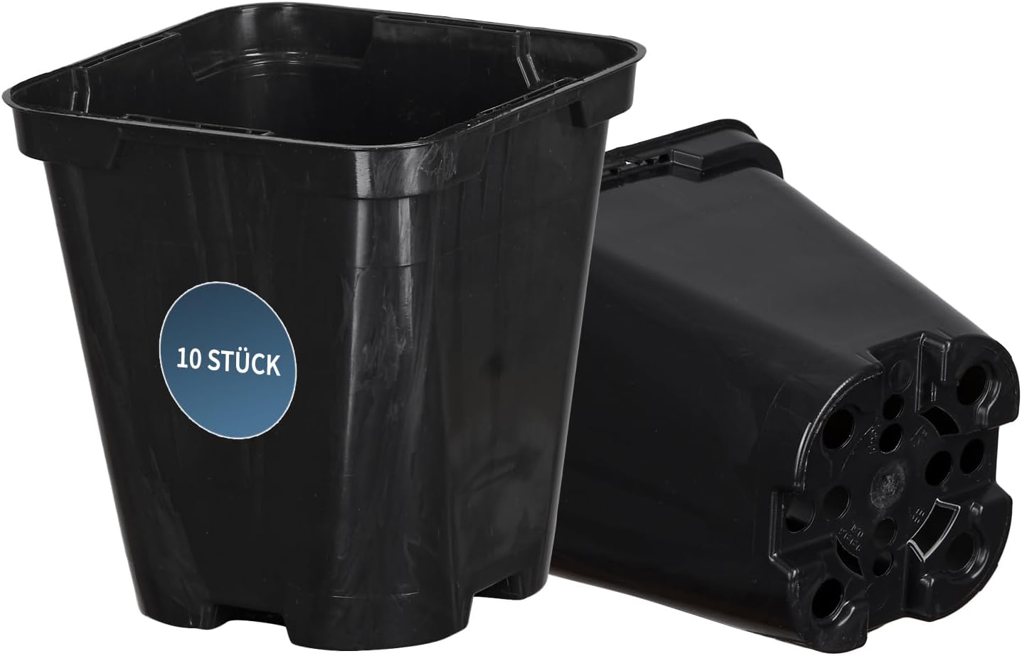 Tymar Anzuchttöpfe 14x14, 10 Stück, Blumentopf, Vierecktopf für Aussaat ...