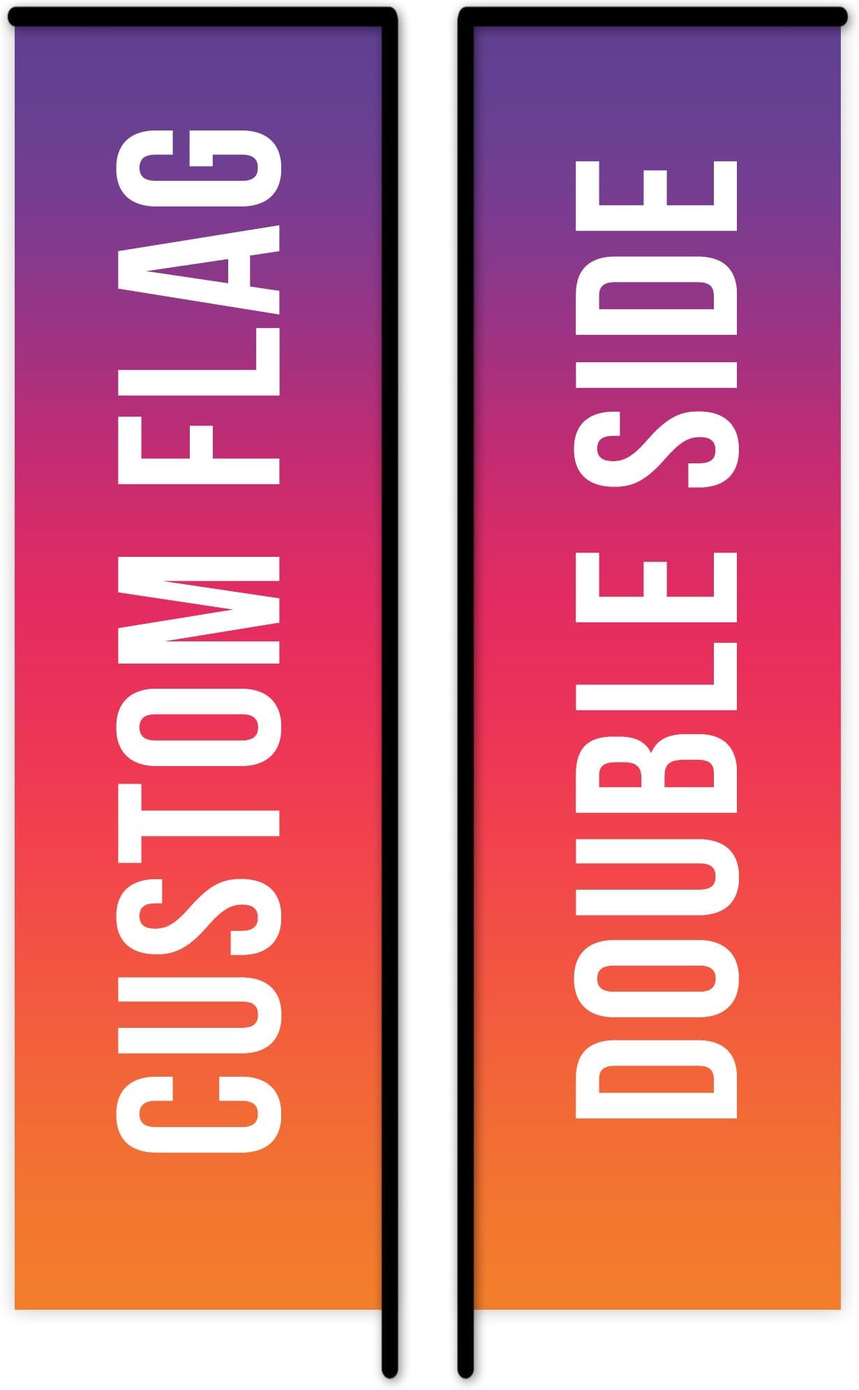 Amazon.com: Custom Advertising Feather Flags for Business Outside (Only ...