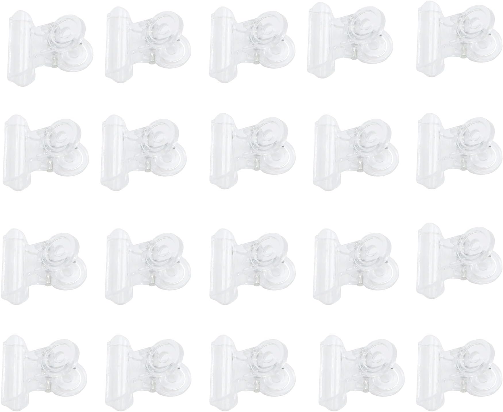 Amazon.com : 20 Pcs 1 Inch x 0.9 Inch Acrylic Paper Clips, Small ...