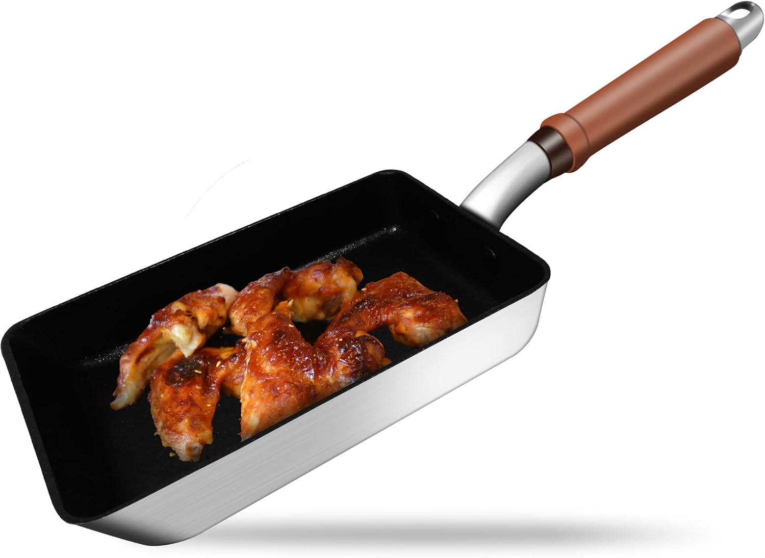 Amazon.com: HOKURIKUALUMI Egg Pan Japanese Omelette Pan Nonstick PFOA ...