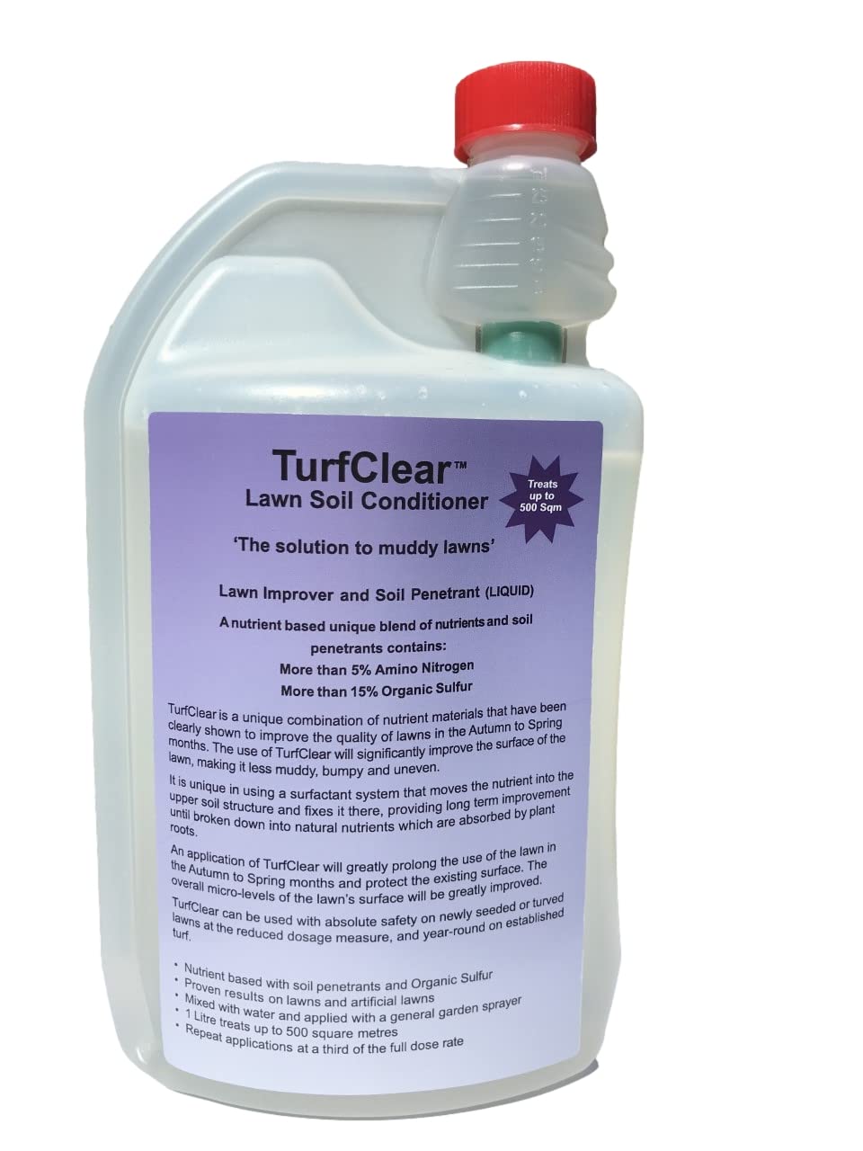 TurfClear - Lawn Soil Conditioner 1000ml : Amazon.co.uk: Garden