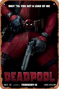 Amazon.com : Deadpool Movie Poster 2 8 x 12 Inches - Retro Vintage ...