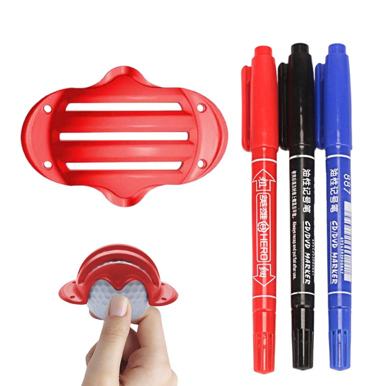 Buy BORI Golf Ball Liner Marker | 3 Color Golf Ball Markers - Golf Ball ...