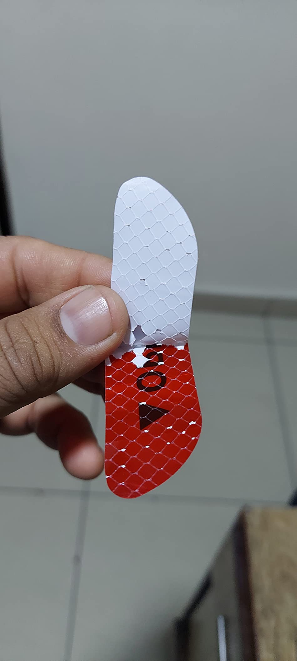 Destello Open Car Reflective Stickers (Red) : Amazon.in: Car & Motorbike